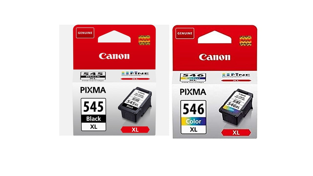 Genuine Canon Black & Tri-Colour Multipack PG-545XL & CL-546XL High ...